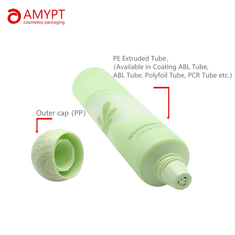 120ml Dual Chamber Tube New Cosmetic Plastic Dual Chamber Double Tube ...