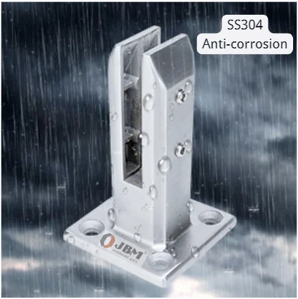 Decking Fence Clamp Spigot Pool Handrail Stainless Steel 304 Glass ...