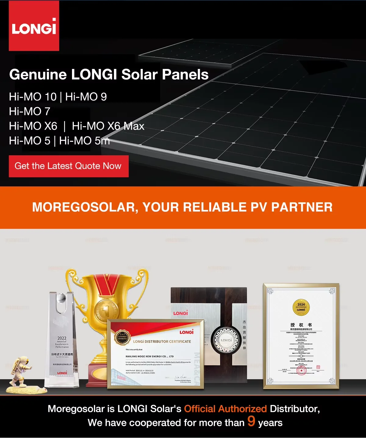Longi Solar HiMO X10 TaiRay Wafer & HPBC 2.0 Technology Cell Panel 650W ...