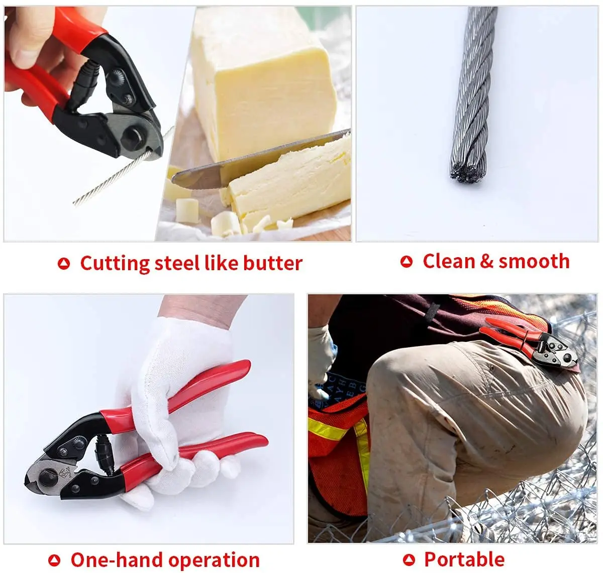 Cable Cutter Wire Rope Heavy Duty Stainless Steel Aircraft for Deck ...