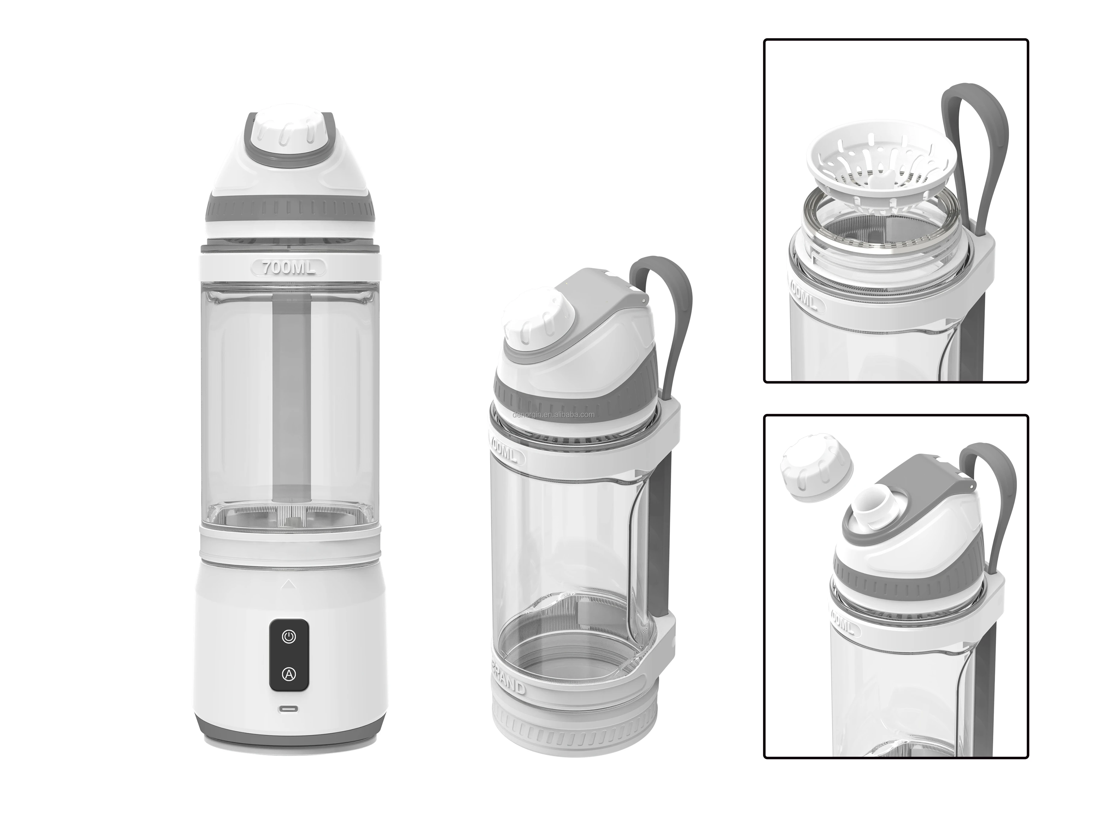 12v Portable Juice Blender With Strainer Multifunctional Travel Blender ...