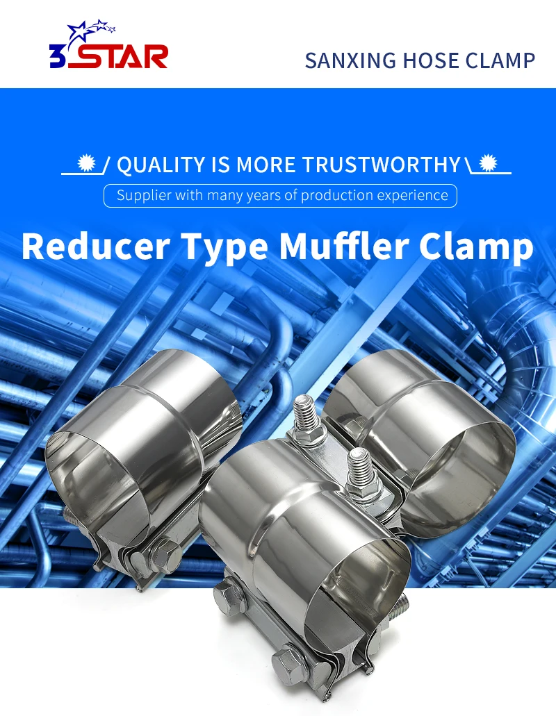 Stainless Steel Exhaust Band Clamp - Buy Stainless Steel Hose Clamp ...