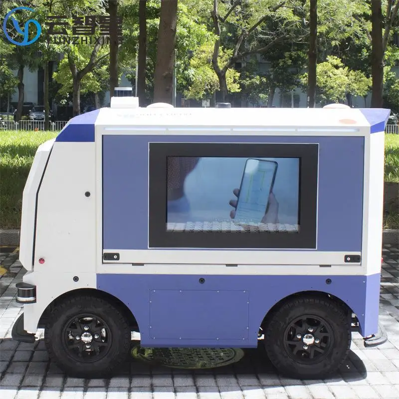 Custom Outdoor Unmanned Delivery Robots for Community Parks