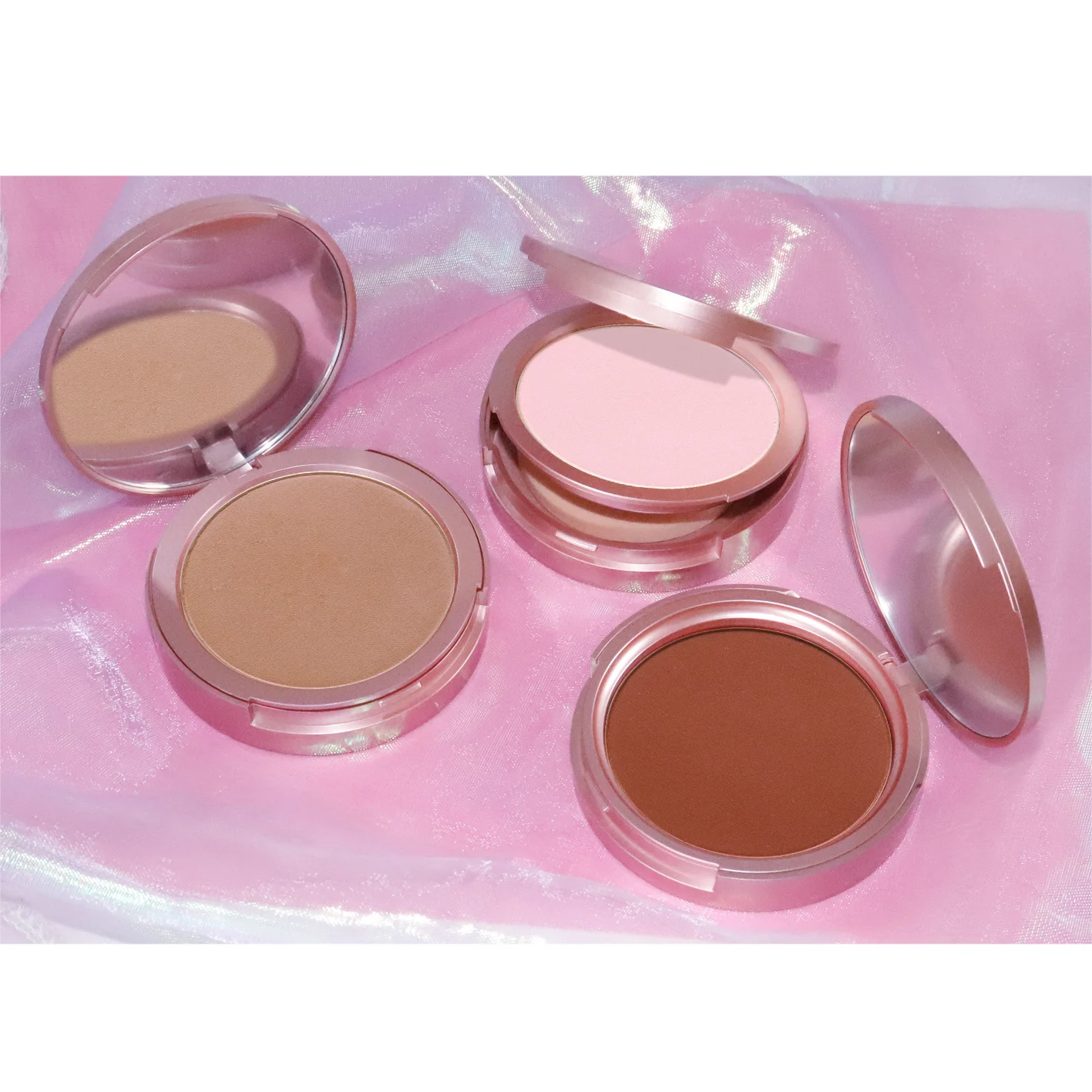 Natural Compact Powder Private Label Oem Face Powder Compact Makeup ...