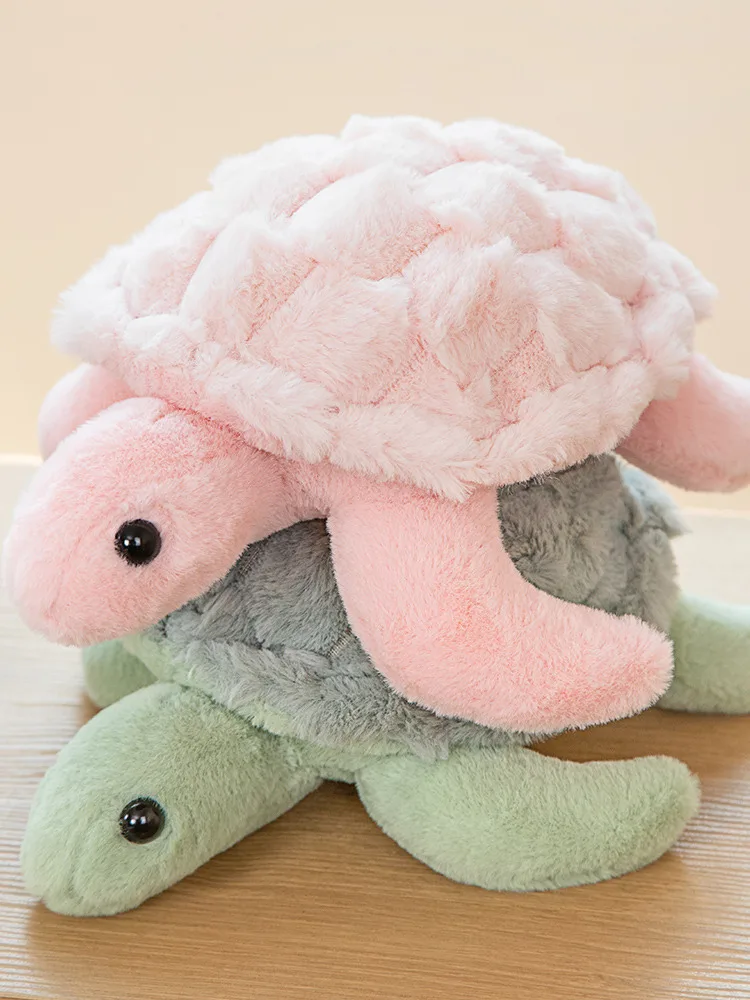 28cm/11in Cute Turtle Plush Toy Soft Stuffed Marine Animals Kawaii Sea ...