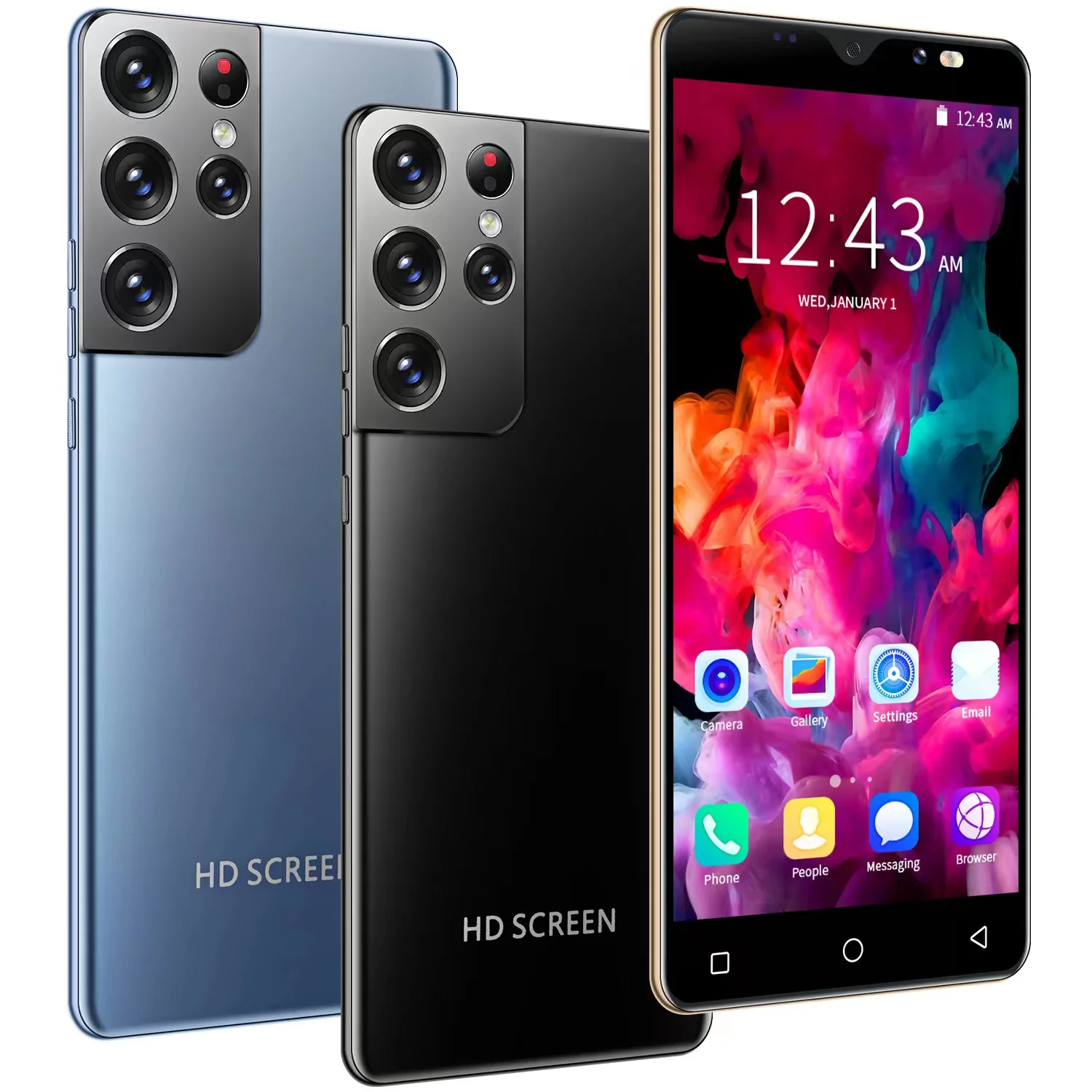 2022 Big Screen S30 Mobile Phone 6.7 Inch Android 5g Brand Smartphone ...