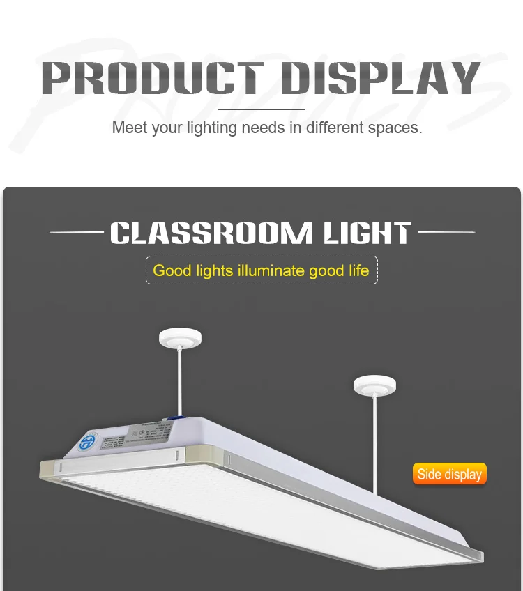 LED Classroom Lights - Eye Protection & Efficient Illumination