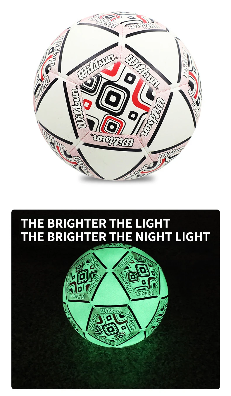 Luminous Soccer Ball Football Custom Logo Size 5 Luminous Ink ...