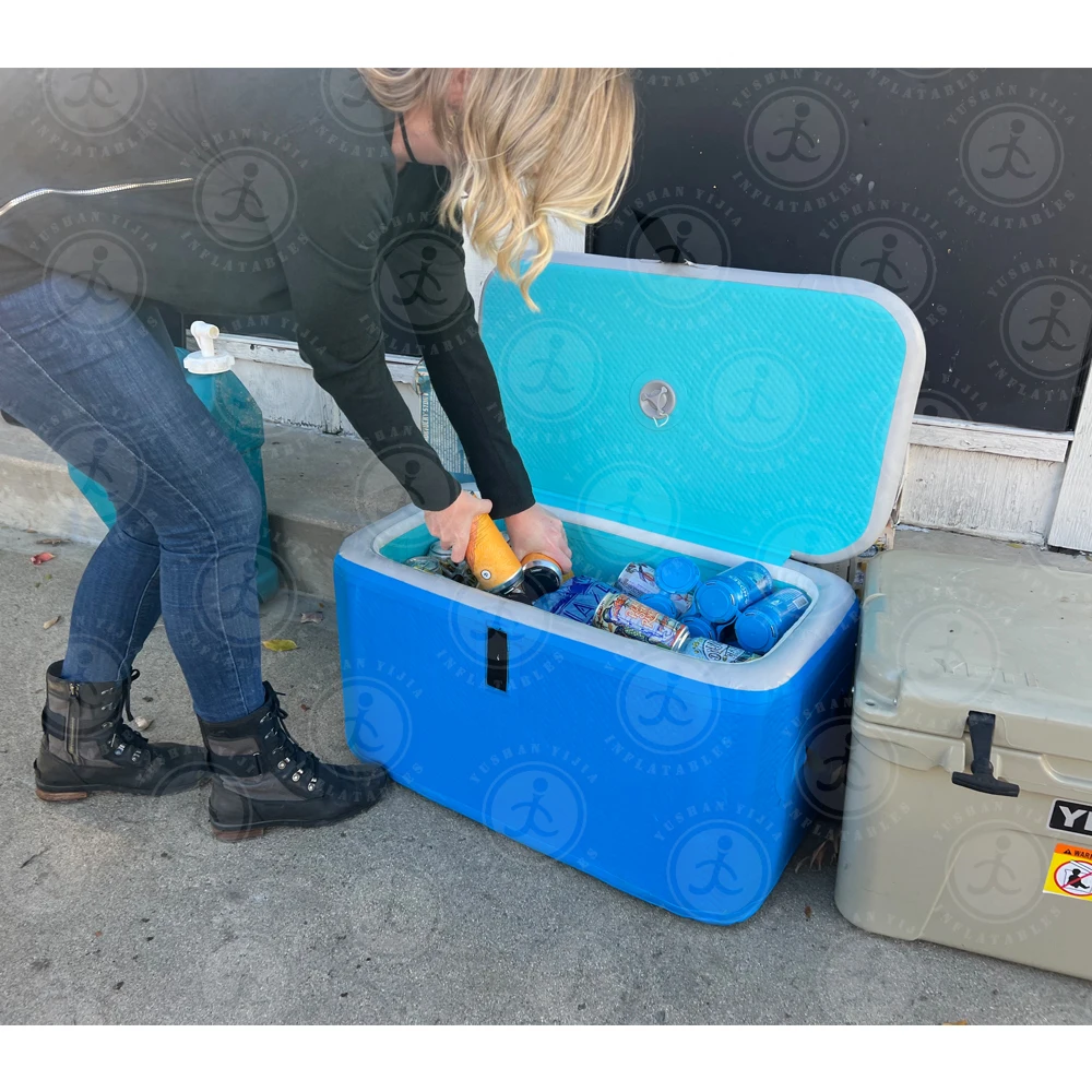 Pvc Big Size Inflatable Drop Stitch Food Storage Bag Ice Chest Bucket ...