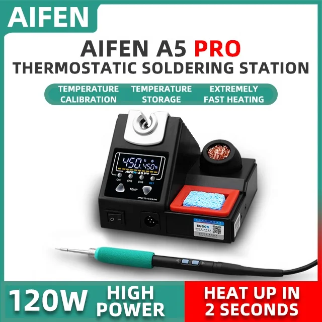 AIFEN A5 Pro 120W Digital Soldering Station - Precision & Power
