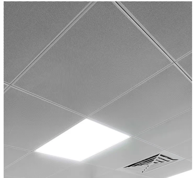 60x60 Cm Square Ceiling Board Drop Metal Acoustic Suspended Ceiling ...