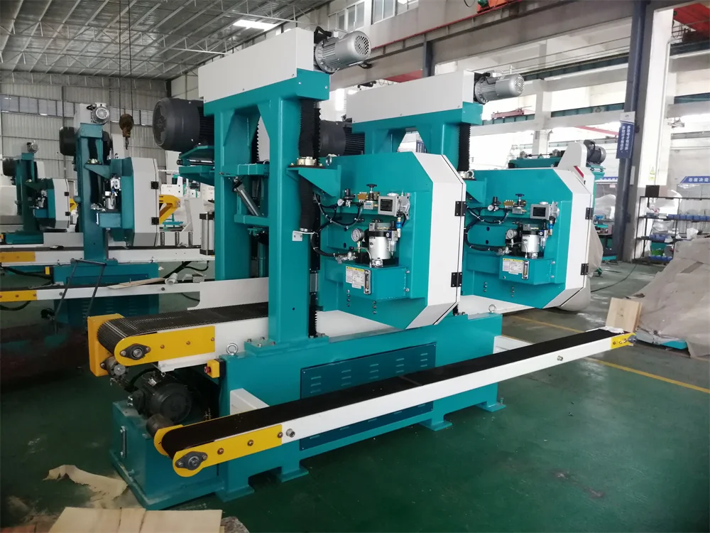 Twin Saw Horizontal Bandsaw Wood Resaw Double Head from Hicas