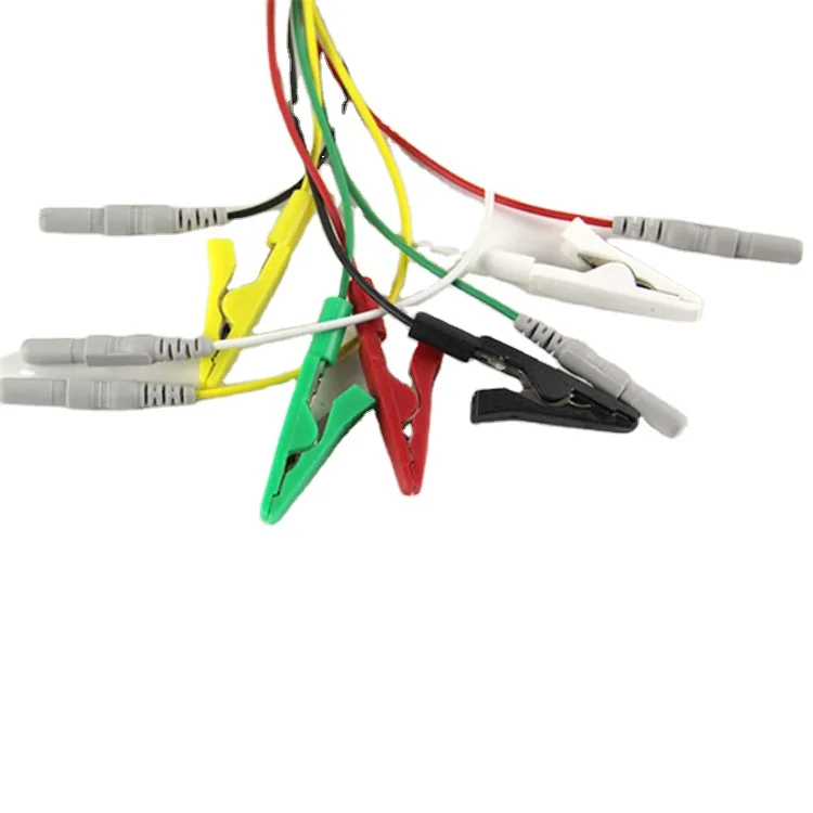 High Quality Ecg Ekg Electrode Cable 2.0mm Female Electrode Needle To ...