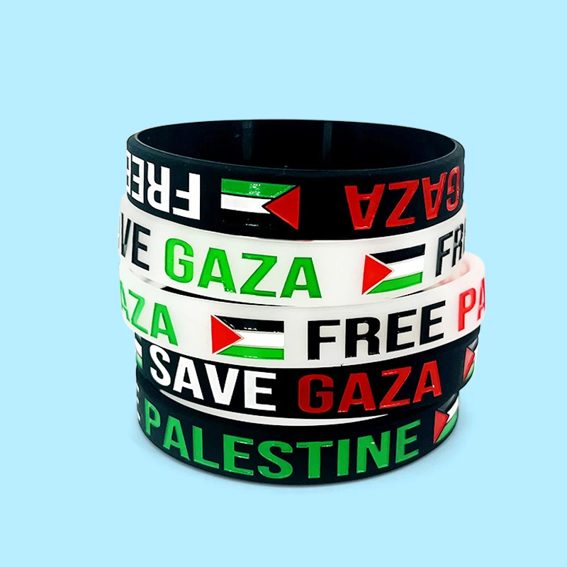 Custom Logo Design Wholesale Country Flag Free Palestine Bracelet,Save ...