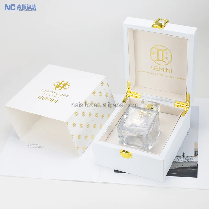 Luxury MDF Wooden Gift Box for Perfumes, Essential Oils, and Fragrance ...