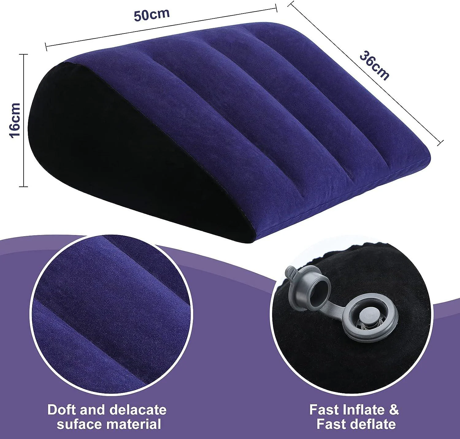 Adult Travel Pillow For Sex Aid Climax Wedge Pillows Sexual Position Cushion Couple Game ...