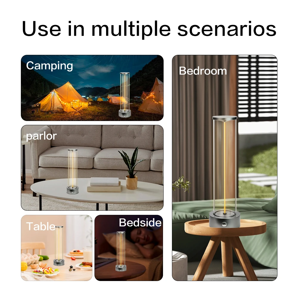 Quantum Floating Table LED Night Light - Touch Dimmable