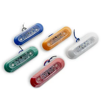 Rectangular Strip Waterproof Red 4 Led Truck Trailer Bus Lorry ...