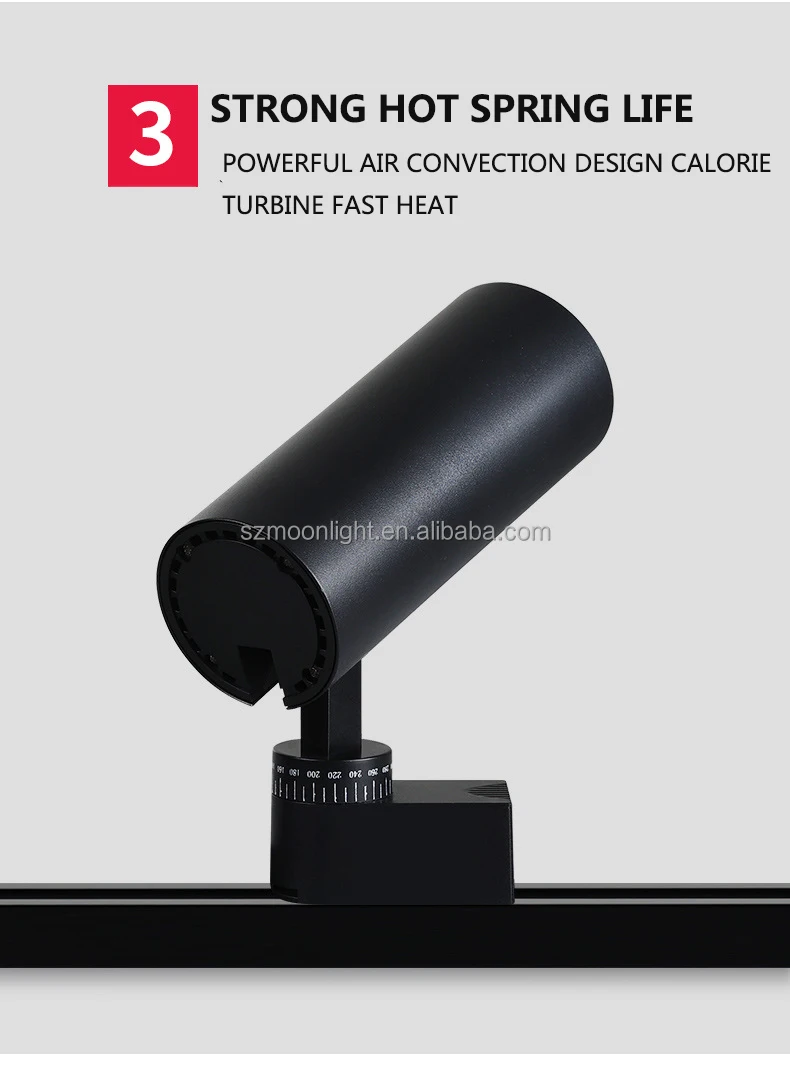 Smart Led Track Spotlight 2 Wire Adjustable Rail 7W 12W 18W Cob ...