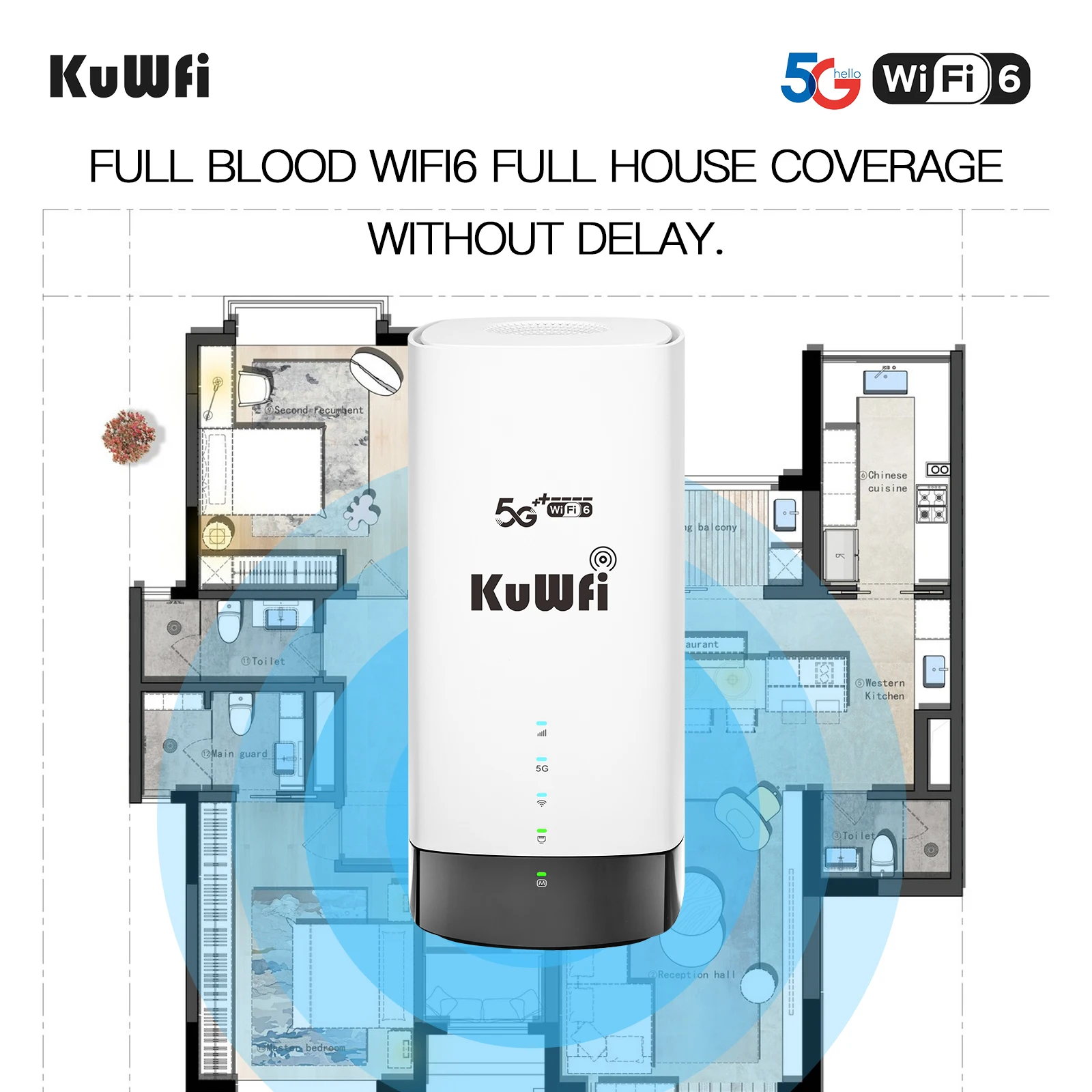 Logo Print Free 5g Cpe Indoor Rj11 Wifi 6 Unlocked Wireless 5g Router 4 ...