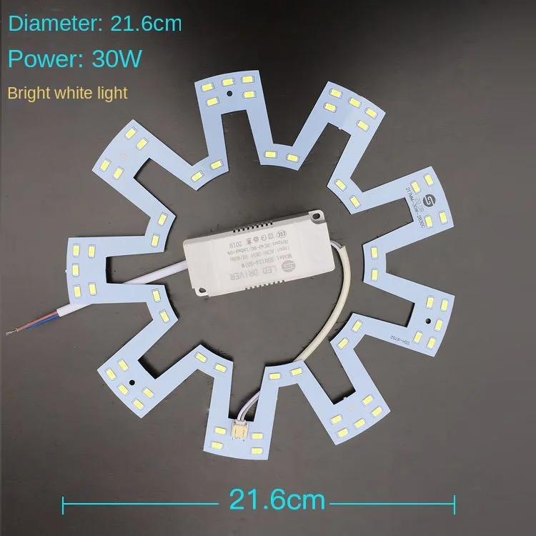 36W Double Color LED Ceiling Light Circular 5730 SMT Light Source ...
