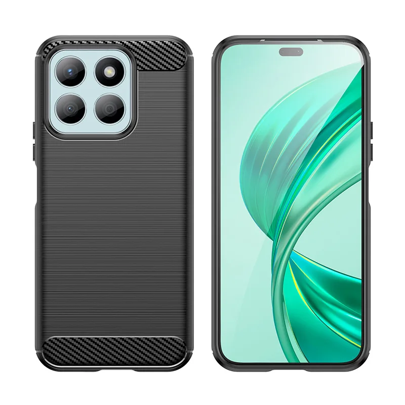 For Honor X9b Carbon Fiber Tpu Bumper Anti-shock Phone Case For Magic 6 ...