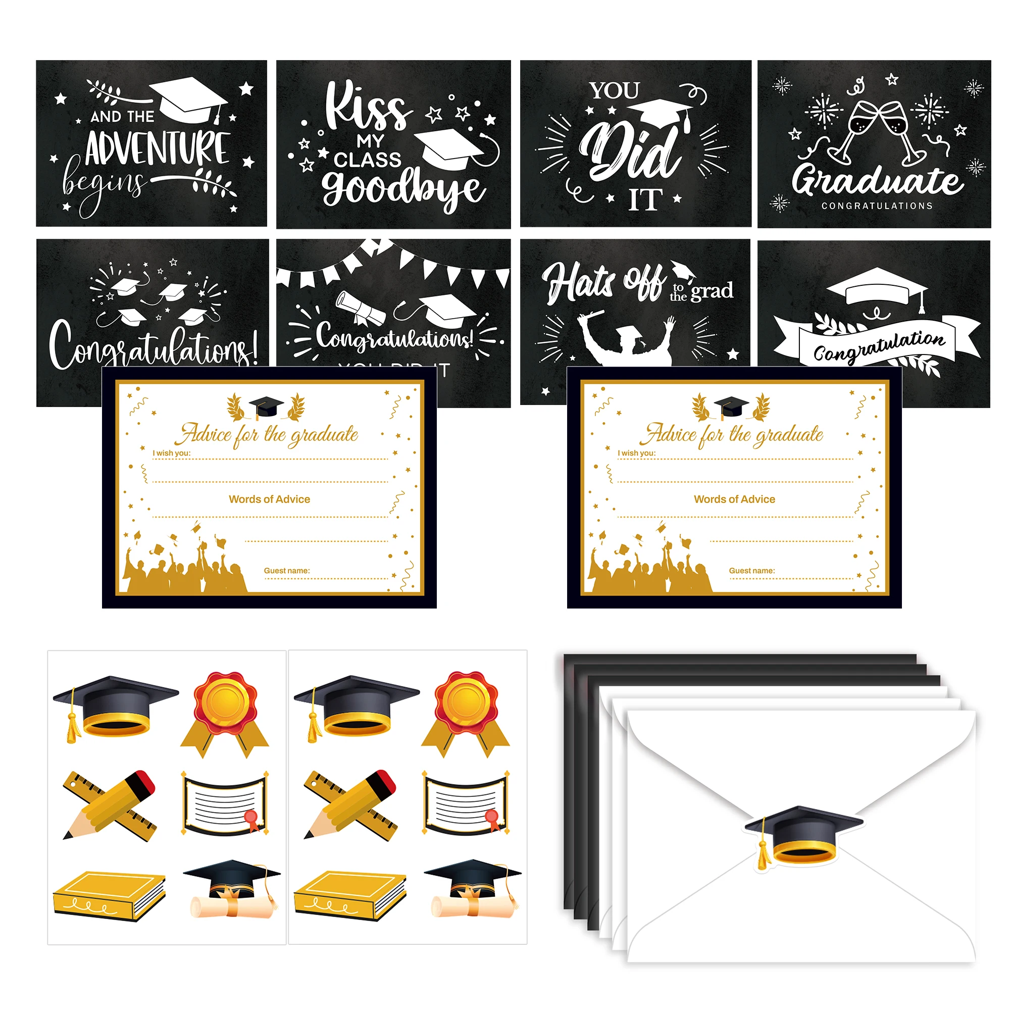 ZZ048 Graduation Party Invitations Graduation Invite Cards with ...
