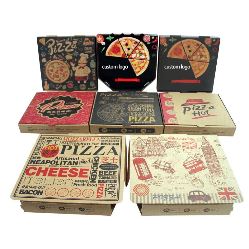 New Arrival Caja Para Pizza Wholesale Bio-degradable Custom Pizza Boxes ...