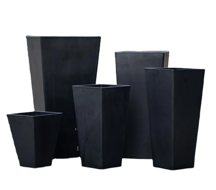 Alibaba.com: Cuboid New PP Plastic Flower Pot Planter with Various ...