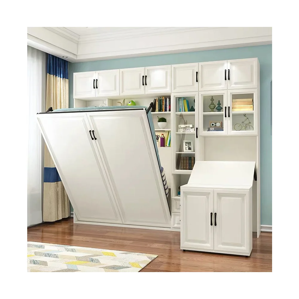 Modern Design Strong Structure Space Saving Wall Bed With Gas Spring ...