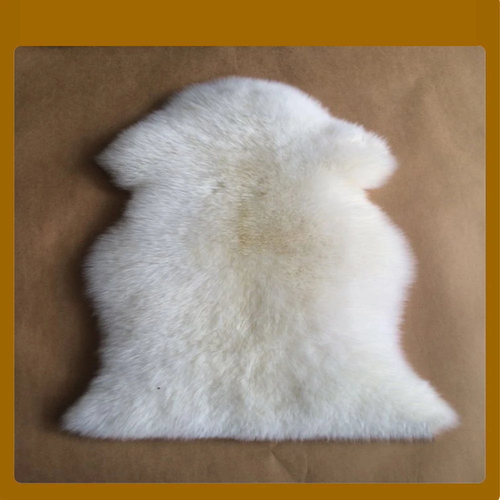 Single Pelt Long Hair Sheepskin Fur Rugs And Carpets Real Lamb Skin ...
