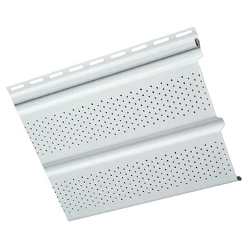 White Perforated Vinyl Vented Soffit Panel - Buy Soffit Panel,Vented ...