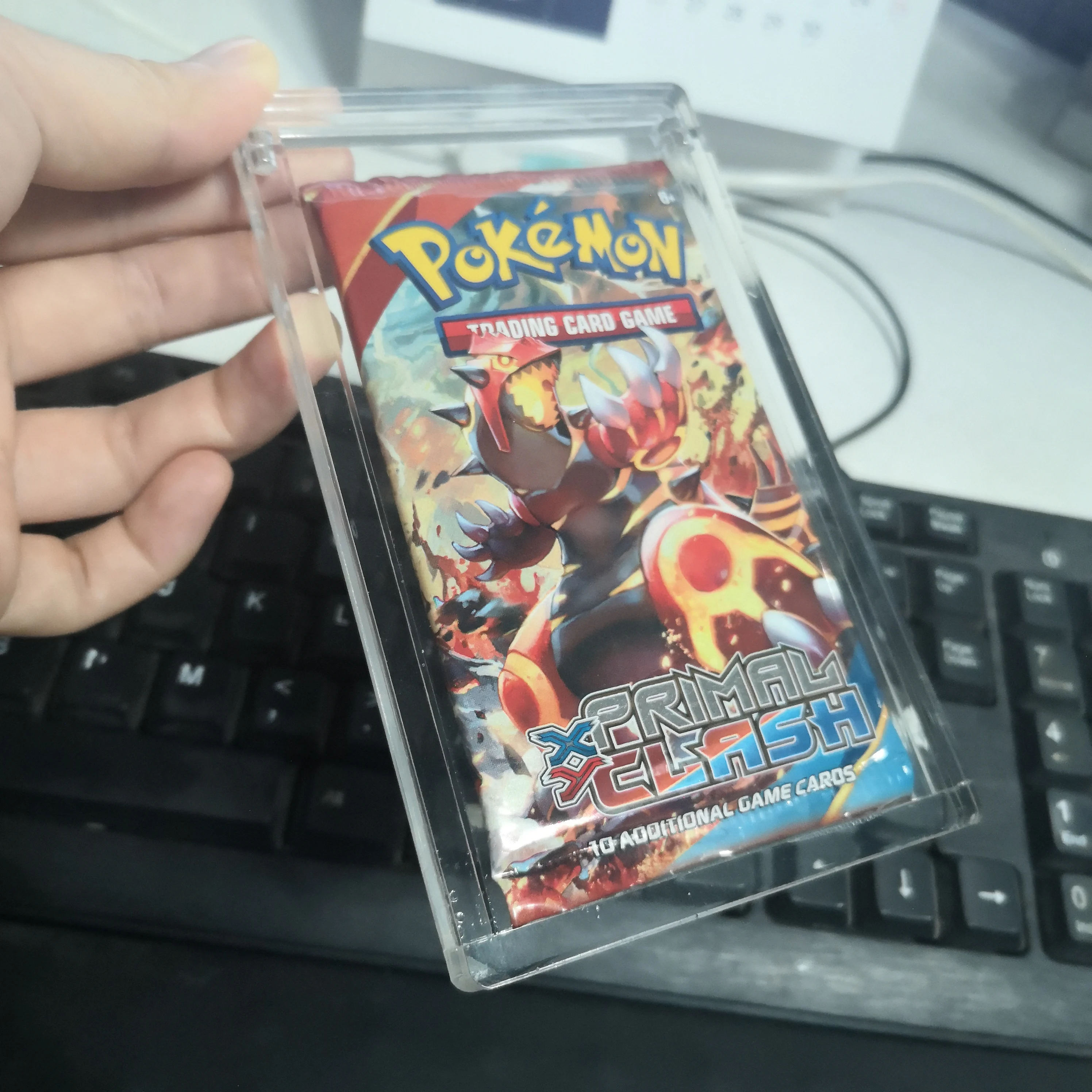Custom Pokemon Booster Pack Display Closure Case Acrylic Display ...