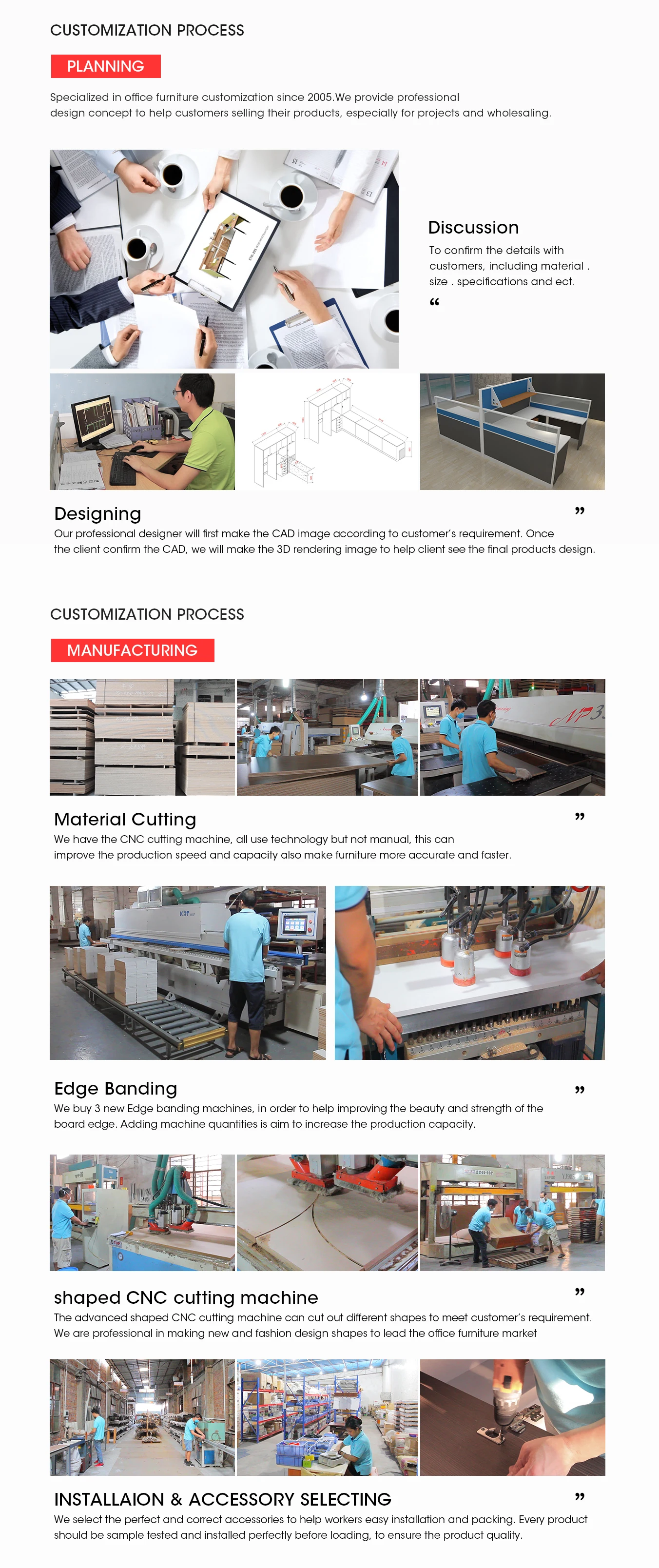 Modular Office Furniture - Standard Sizes for Call Centers