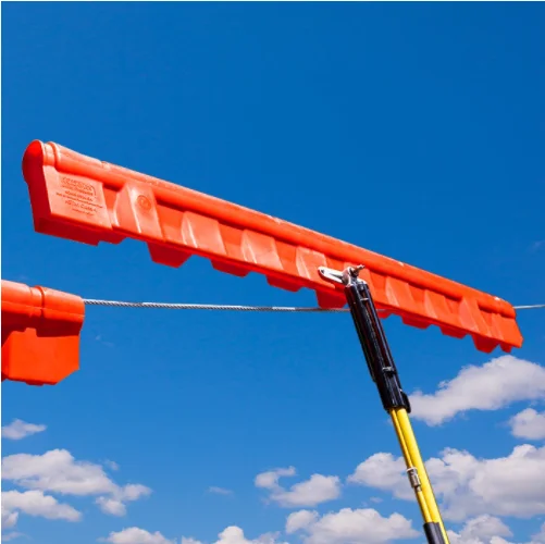 2m 35kv High Voltage Insulated Fiberglass Clamp Stick Shotgun Hot Stick ...