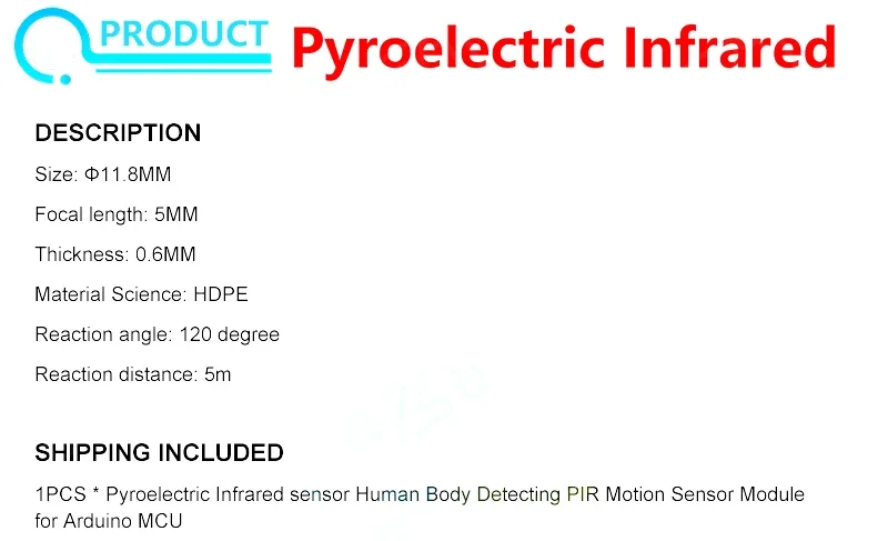 Hc-sr501 Hc-sr505 Am312 Sr602 Hw-ms03 Adjust Ir Pyroelectric Infrared ...