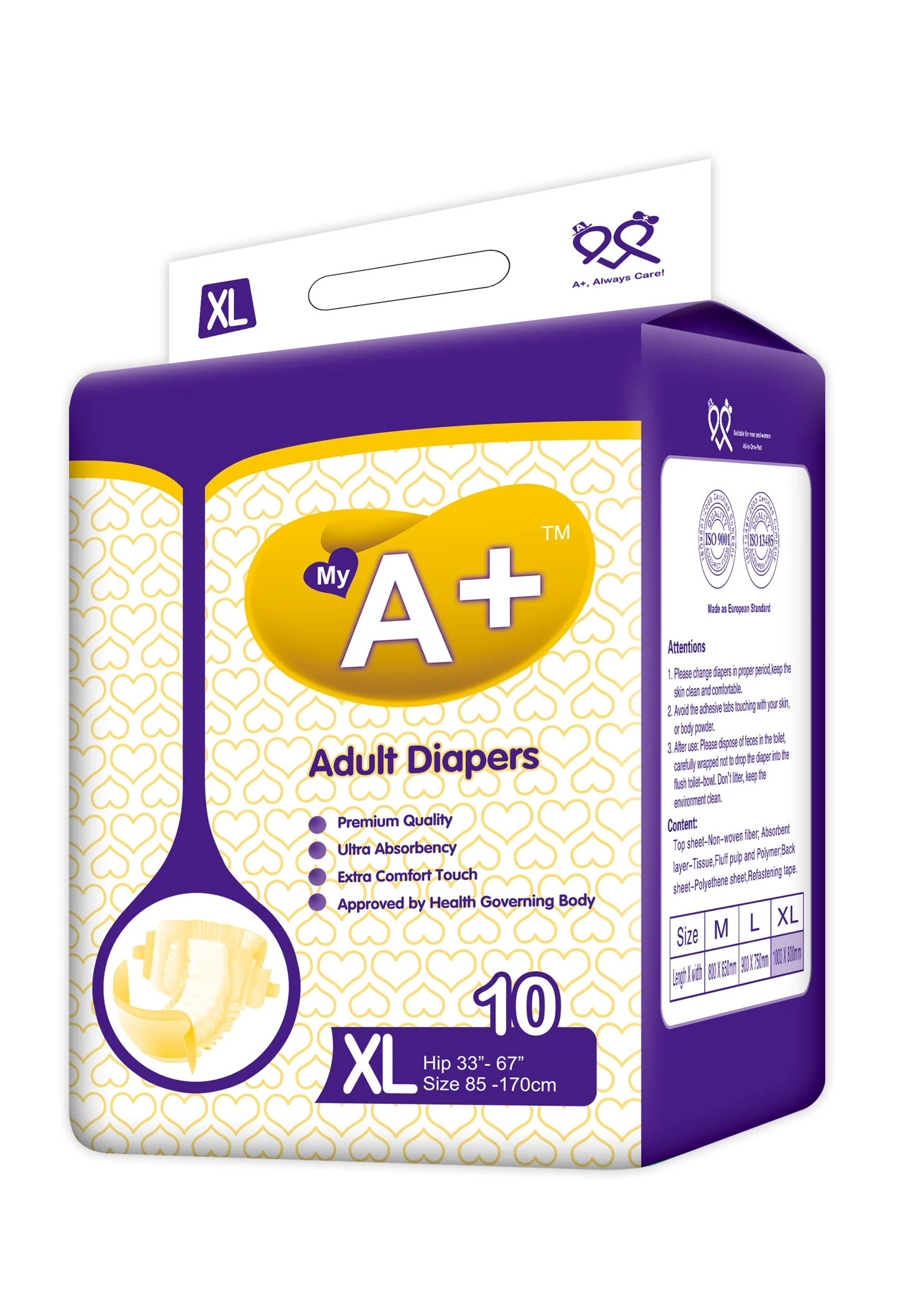 Wholesale Factory High Quality Super Absorbent Disposable Adult Diaper ...