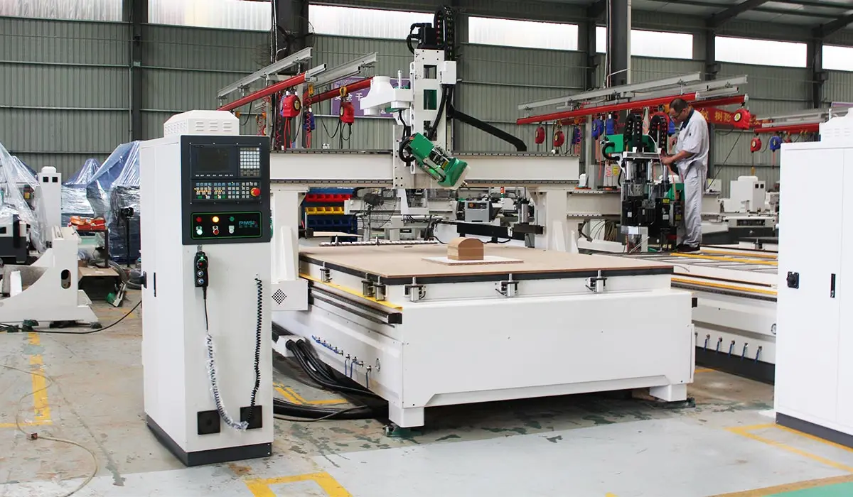 4 Axis Cnc Router Wood Carving Machine 2030 Swing Rotating Spindle Atc ...