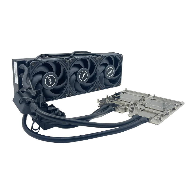 Dual GPU AIO Water Cooler for RTX 4090 A6000 5090 Workstation - Support ...