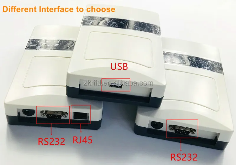 RS232 RFID Passive Card Reader/writer, 860-960Mhz RFID Desktop Reader Long Range EPC GEN2 RFID ...