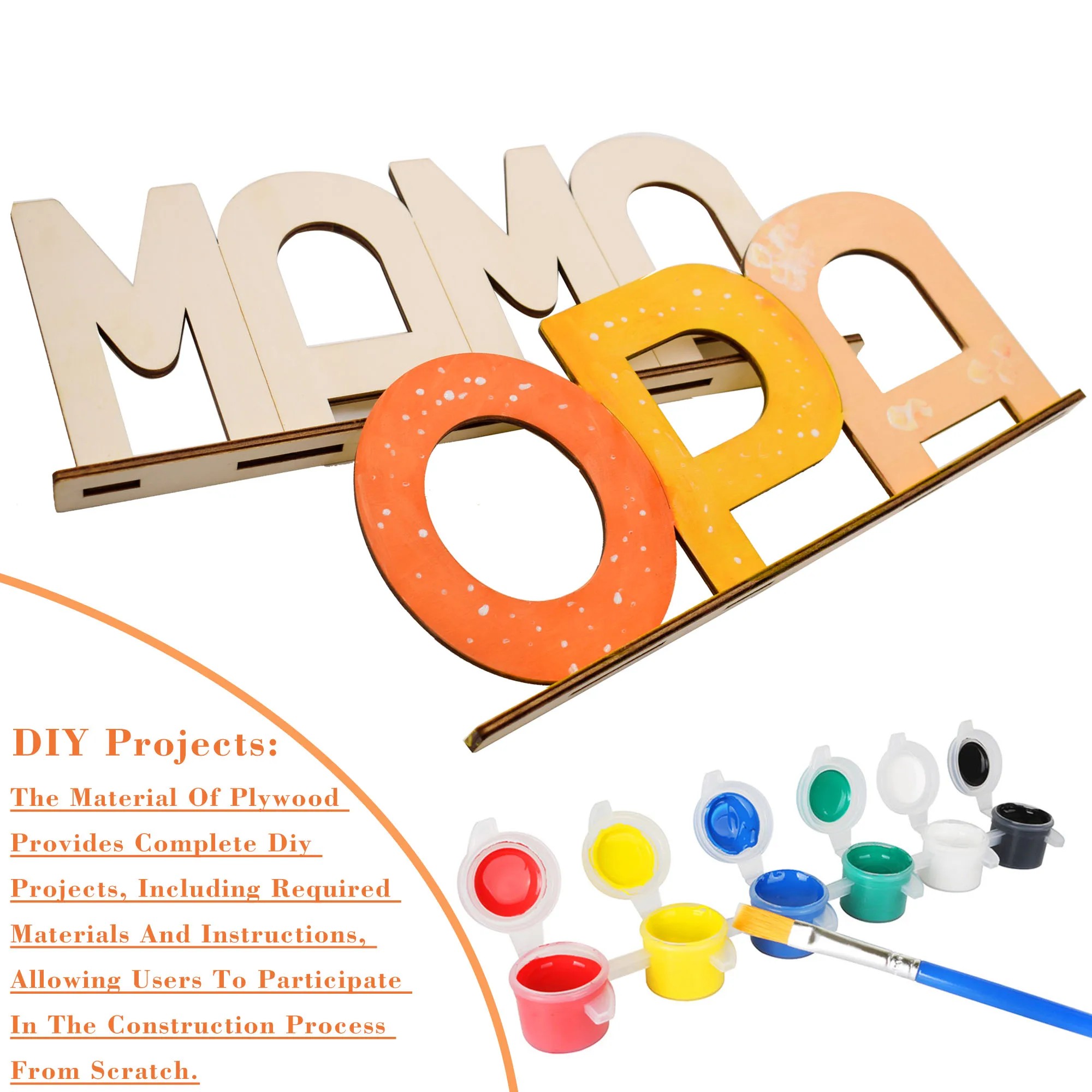 OMA OPA MAMA PAPA Kids DIY Photo Frame - Family Gift