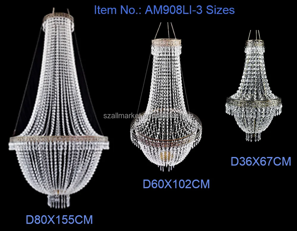 Hanging Crystal Chandelier Event Decorative Ceiling Hanging Chandelier ...