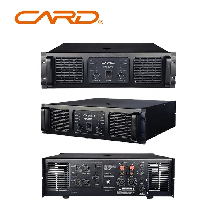 Outdoor Live Concert 1000W Amplifier - Professional Performance