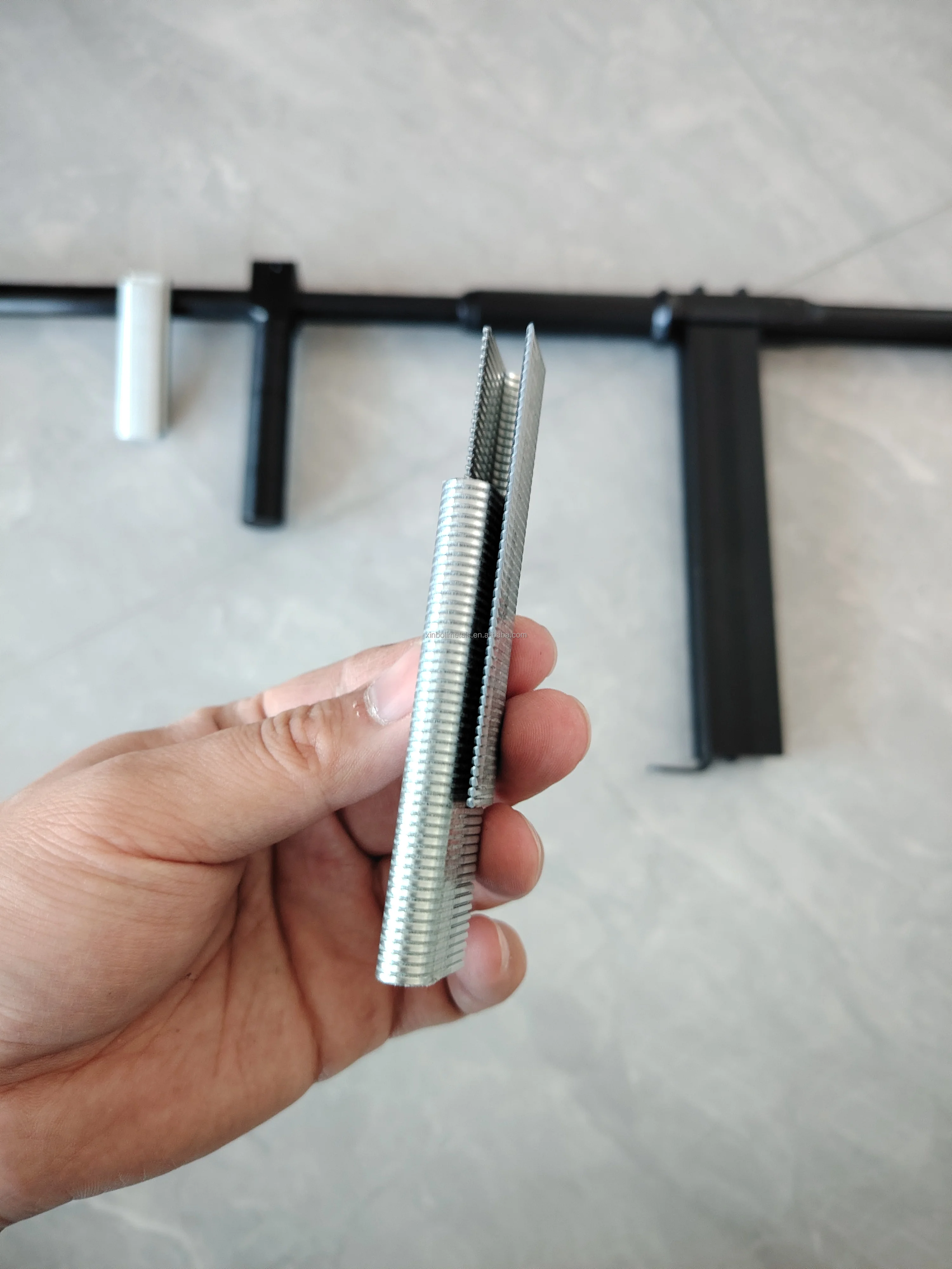 MANUAL POST TENSION STAPLER GUN Industrial Steel Nail Gun Heavy Duty ...