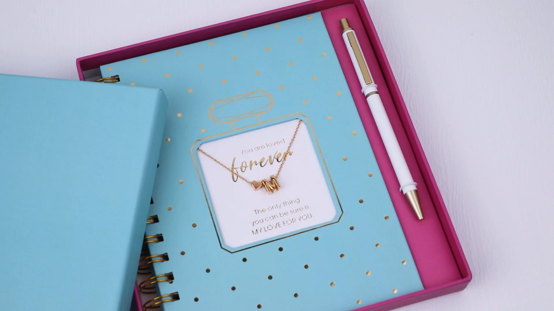 Custom Printing Paper Perfume Luxury Gold Foil Hardcover A5 Womens ...