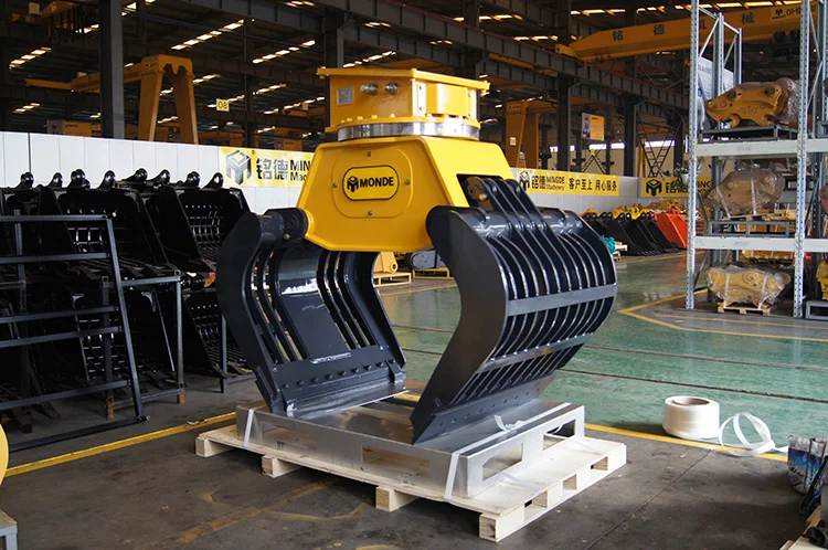 Monde Multifunctional Hydraulic Sorting Demolition Grapple Excavator ...