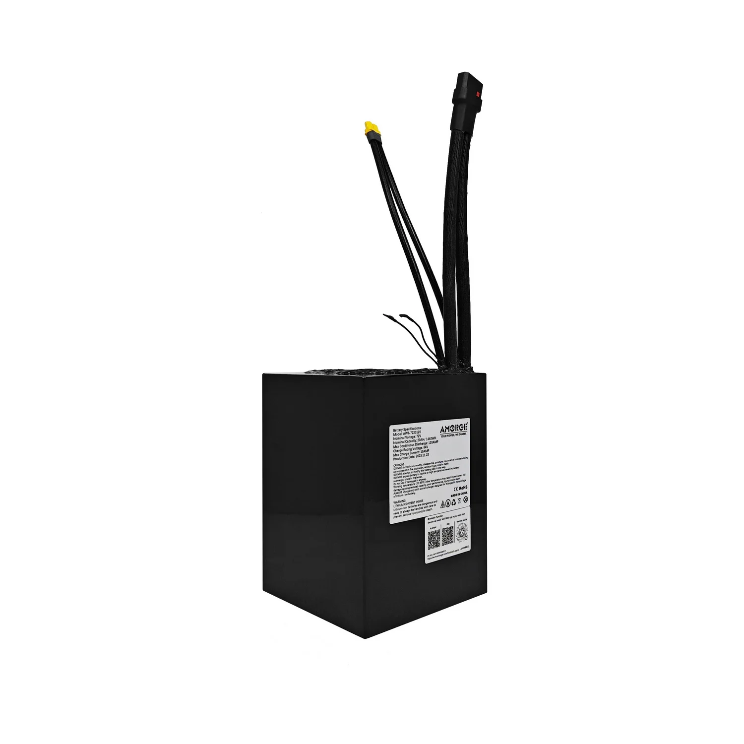 Amorge 72v 20ah 120amp Battery With Ant Bluetooth Bms For Ebike - Buy ...