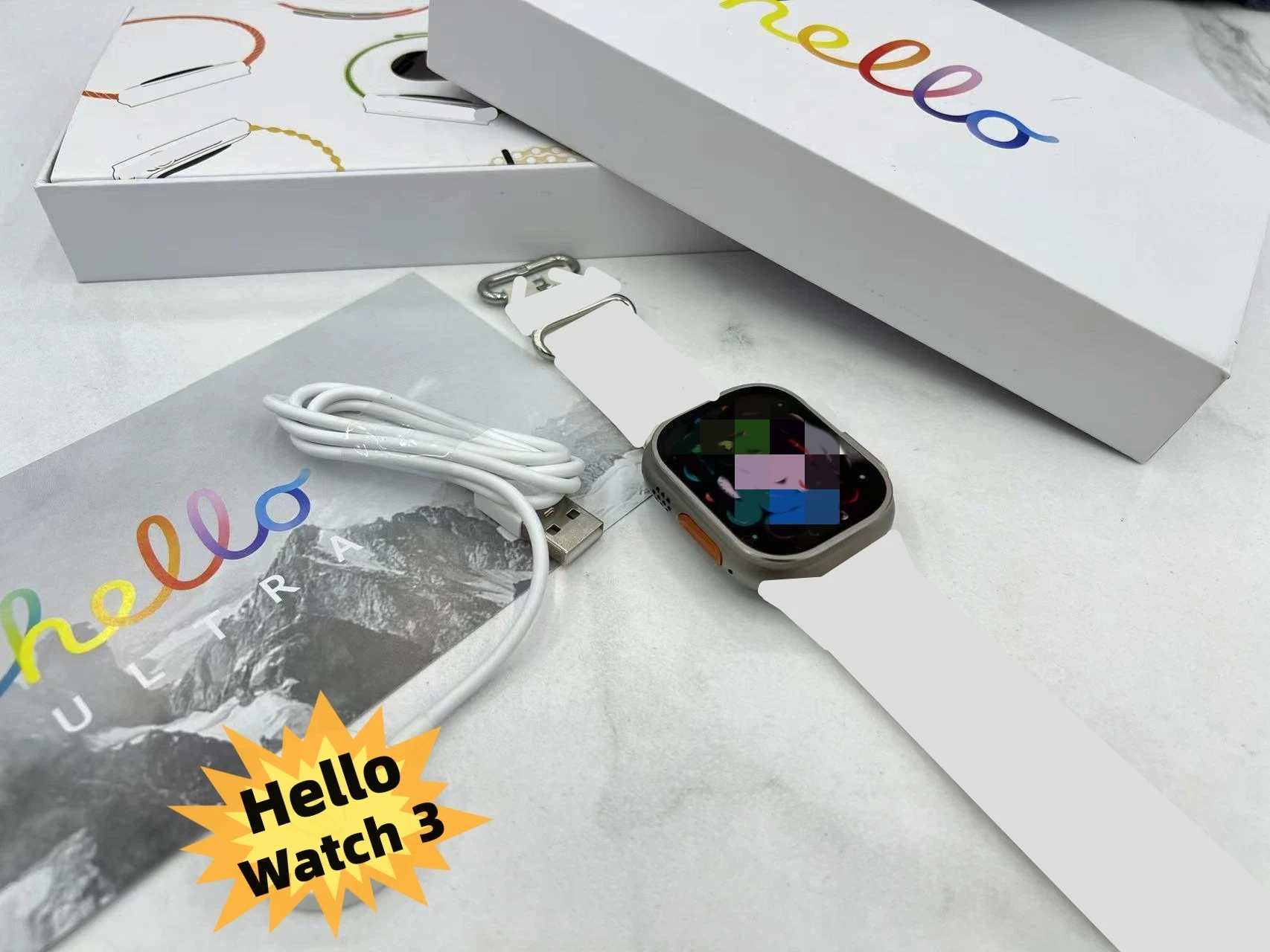 Hello Watch 3 Ultra Smart Watch Buckle Screws Smartwatch Ultra 2023 ...