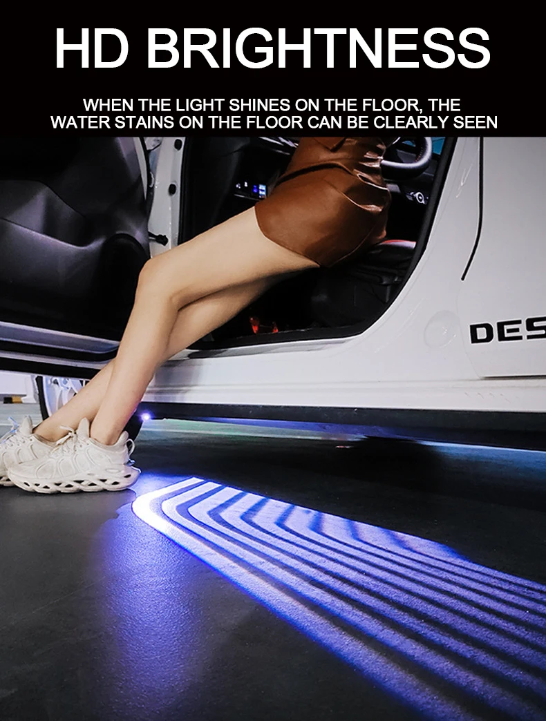 Factory Wholesale New Universal Auto Body Laser Projection Lamp LED Car ...