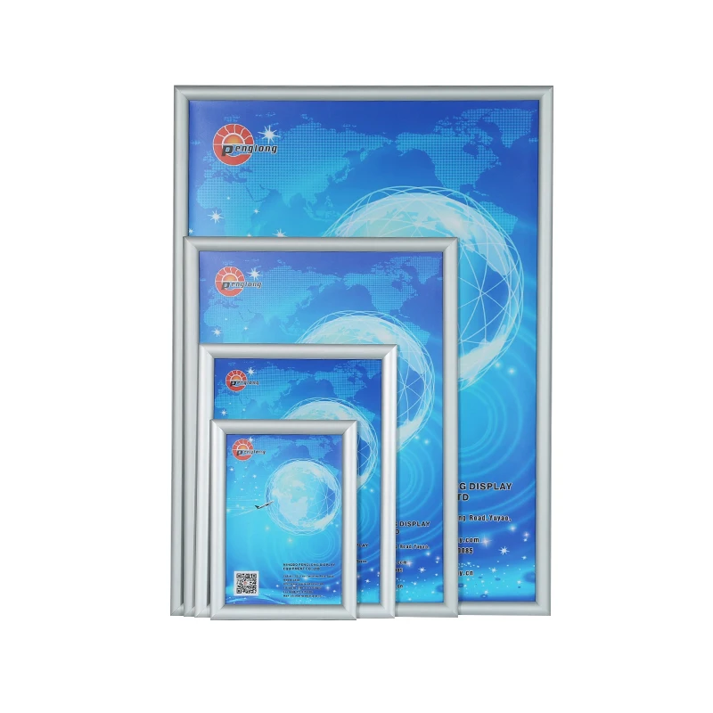 A0/A1/A2/A3/A4/A5 silver 25mm profile snap photo frame manufacturer| Alibaba.com